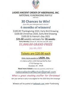 Freedom for All Ireland Raffle – LAOH Virginia State Board